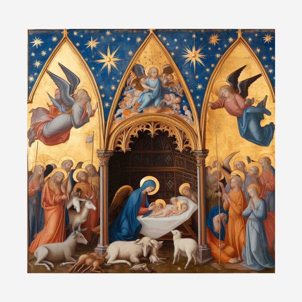 Triptych Nativity Christmas Cards | Packs Of 10/20/50 Cards